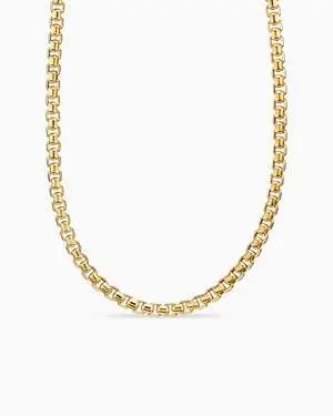 David Yurman 18k Yellow Gold Box Chain Necklace - All 18k Yellow Gold