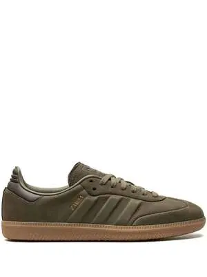 Adidas Samba Leather Sneakers - Green