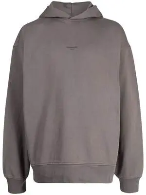 HOLZWEILER Logo-print Recycled Cotton Hoodie