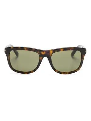 Gucci Tortoiseshell Square-frame Sunglasses