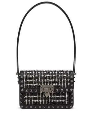 Valentino Garavani Rockstud Shoulder Bag - Black