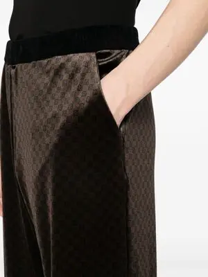 Balmain Monogram Jacquard Trousers