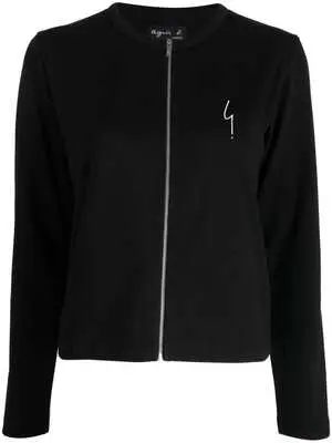 AGNES B. Cotton Cardigan With Graphic Prints