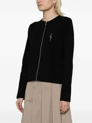 AGNES B. Cotton Cardigan With Graphic Prints