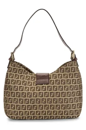 Fendi Zucchino Monogram Shoulder Bag