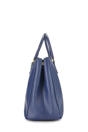 Prada Saffiano Executive Tote - Blue