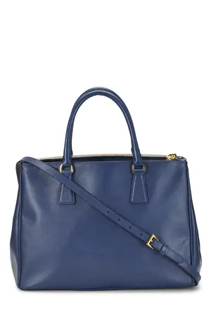 Prada Saffiano Executive Tote - Blue