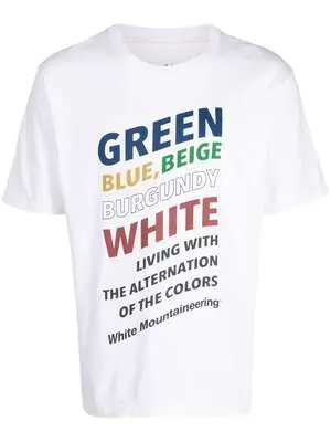 White Mountaineering Logo T-shirts For Men