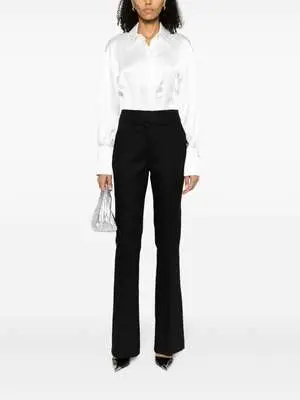 GENNY Laminated Flared Trousers