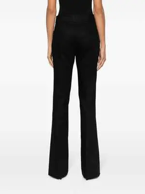GENNY Laminated Flared Trousers