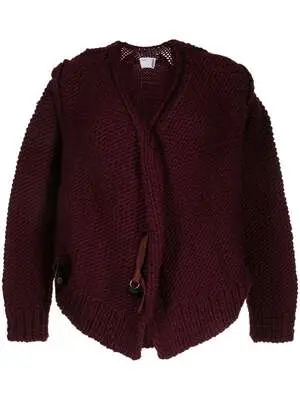 Toga V-neck Chunky-knit Cardigan