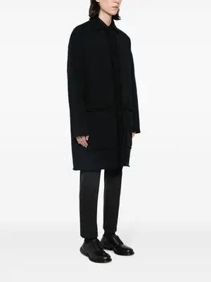 Yohji Yamamoto Raw-edge Knitted Cardigan