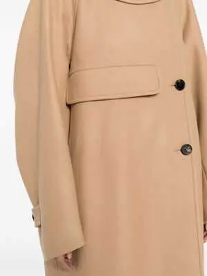 LITKOVSKA Off-centre Button Fastening Wool-cashmere Coat
