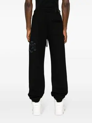 Amiri Staggered Logo-embroidered Track Pants