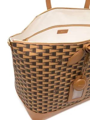 Bally Large Monogram-pattern Tote Bag