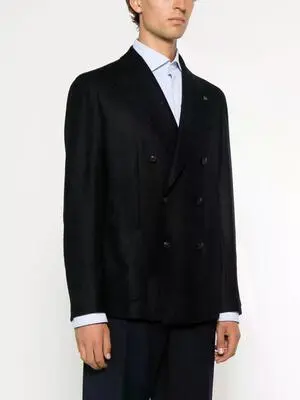 Tagliatore Double-breasted Wool Blend Blazer
