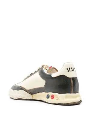 Mihara Yasuhiro Herbie Og Sole Leather Sneakers - Neutrals