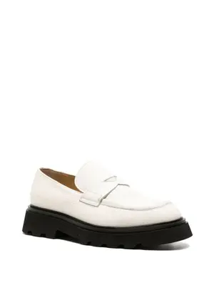 DOUCAL'S Chunky Sole Leather Loafers
