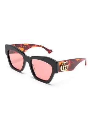 Gucci Oversize-frame Sunglasses - Black