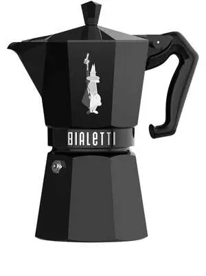 BIALETTI Moka Express Lasered-alfonso Coffee Maker - Black