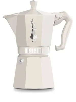 BIALETTI Moka Express Lasered-alfonso Coffee Maker - White