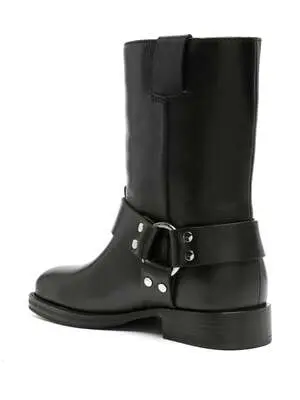 Tory Burch Double T Biker Boots