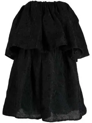 Ulla Johnson Oui Floral-jacquard Strapless Minidress