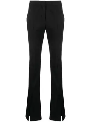 Off-white Stretch Pants For Women