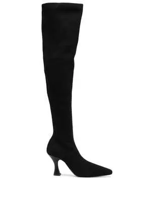 NEOUS 80mm Leather Knee High Boots
