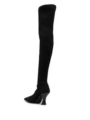 NEOUS 80mm Leather Knee High Boots
