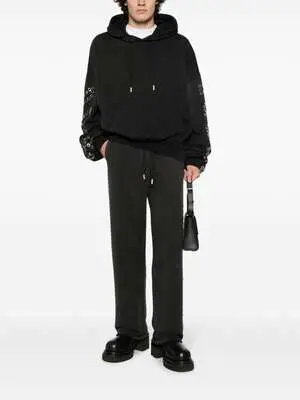 Off-White Eyelet-embellished Track Pants