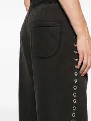 Off-White Eyelet-embellished Track Pants