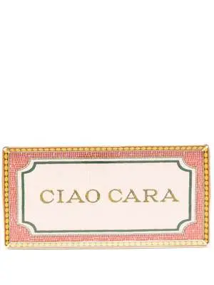 La DoubleJ Ciao Cara Mosaic Porcelain Tray - Pink