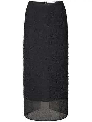 Cecilie Bahnsen Uka Matelassé Midi Skirt