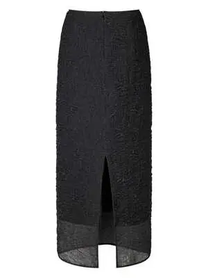 Cecilie Bahnsen Uka Matelassé Midi Skirt