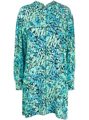 Bimba Y Lola Leomix-print A-line Minidress