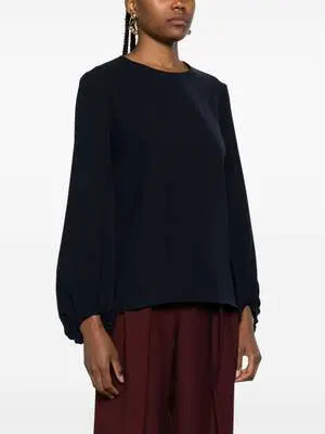 P.a.r.o.s.h Bishop Sleeve Blouse - Blue