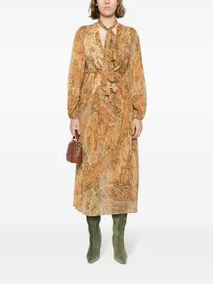 Zimmermann Luminosity Paisley-print Midi Dress