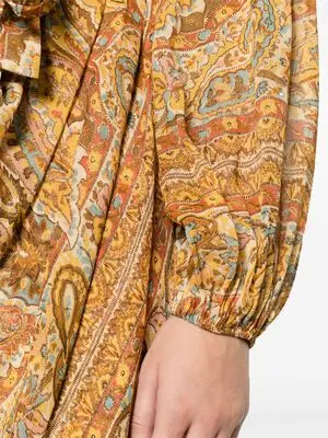 Zimmermann Luminosity Paisley-print Midi Dress
