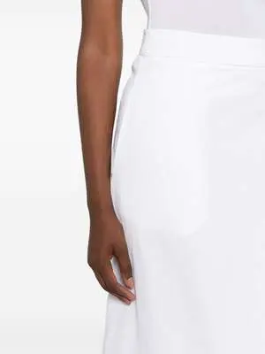 JIL SANDER Asymmetric Midi Skirt - White