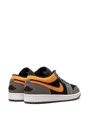 JORDAN Air 1 Low Vivid Orange Sneakers - Black