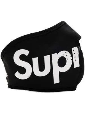 Supreme X Windstopper Logo-print Face Mask - Black