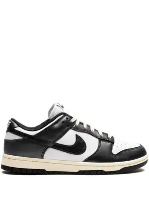 Nike Dunk Low Vintage Panda Sneakers - White
