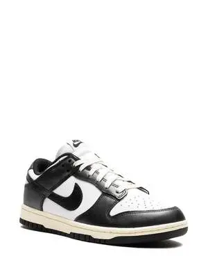 Nike Dunk Low Vintage Panda Sneakers - White