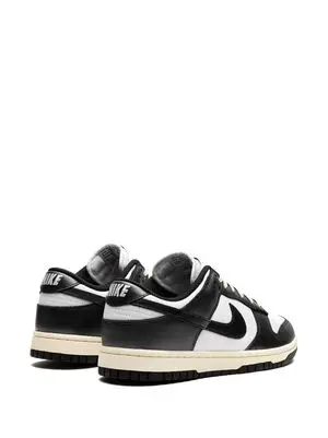 Nike Dunk Low Vintage Panda Sneakers - White