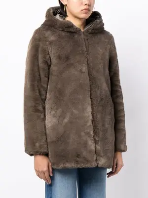 SAVE THE DUCK Faux-fur Reversible Jacket