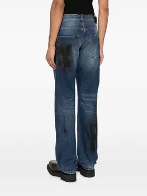 1017 Alyx 9sm Distressed Straight-leg Jeans