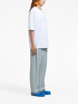 Marni Logo Stamp Cotton T-shirt - White