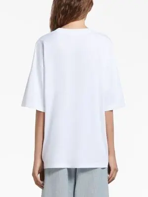 Marni Logo Stamp Cotton T-shirt - White