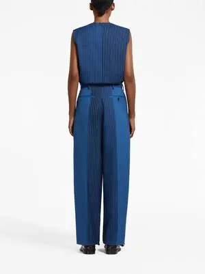 Marni Pinstriped Straight-leg Trousers